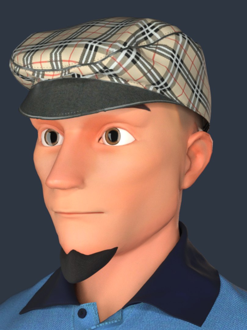 3D Cartoon Toon 3D Rigged Man-Tonny Character Model - TurboSquid 2259580