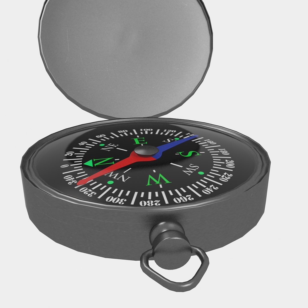 3d Model Compass