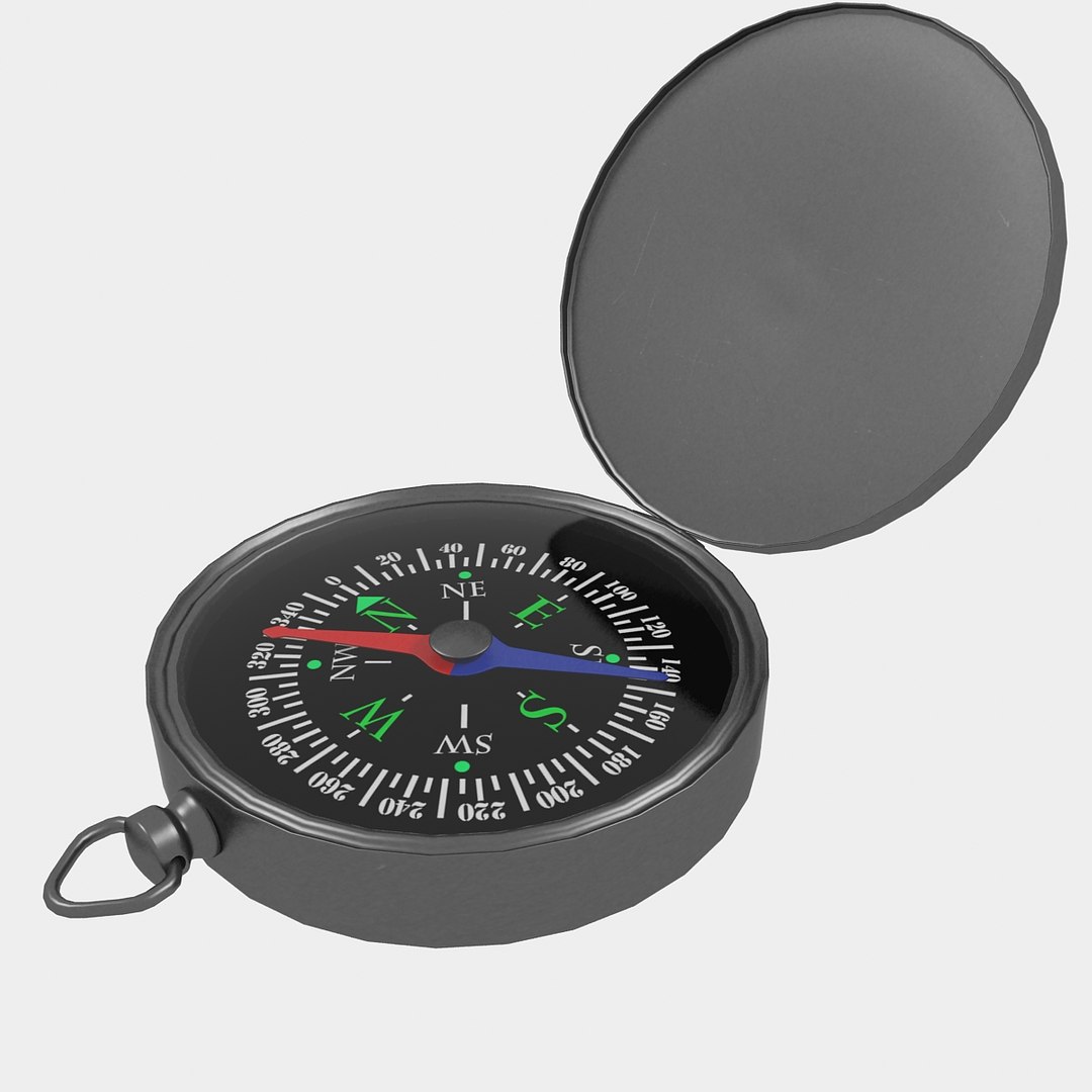 3d Model Compass