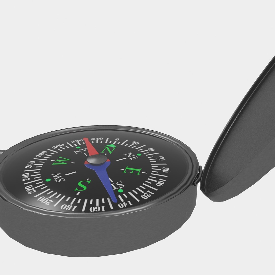 3d Model Compass