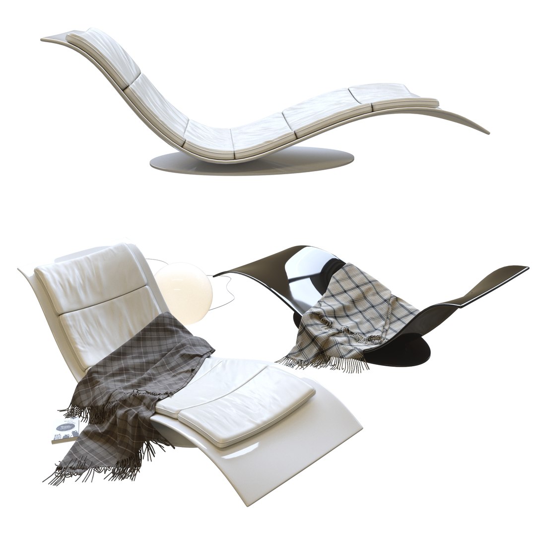 3D Eli Fly Chaise Longue Model - TurboSquid 1165944