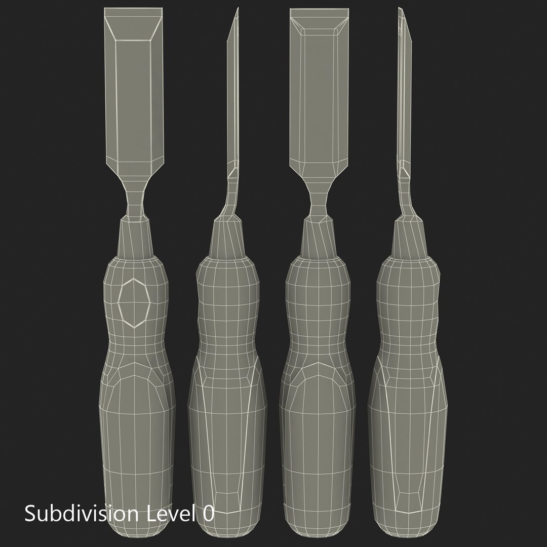 3d Model Wood Chisel Dewalt