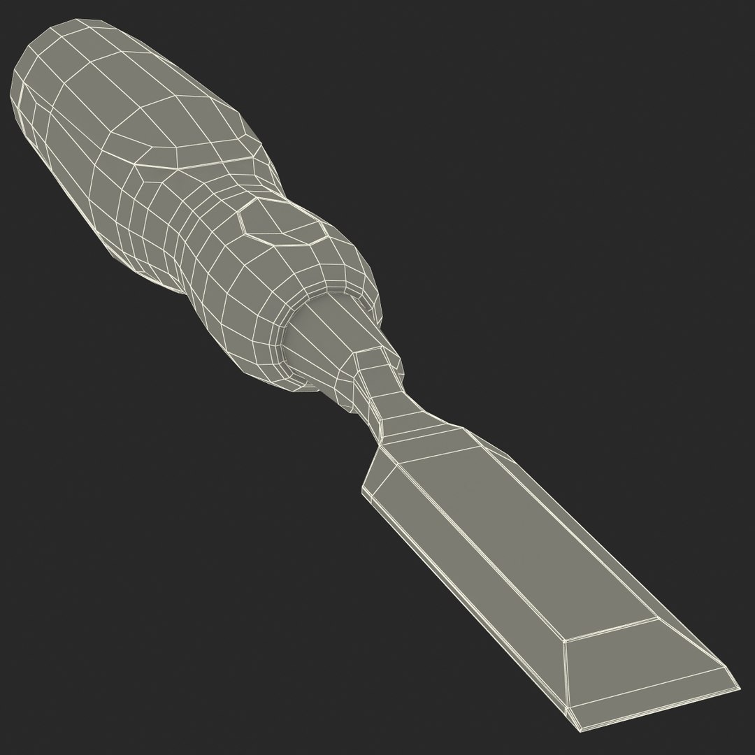 3d Model Wood Chisel Dewalt