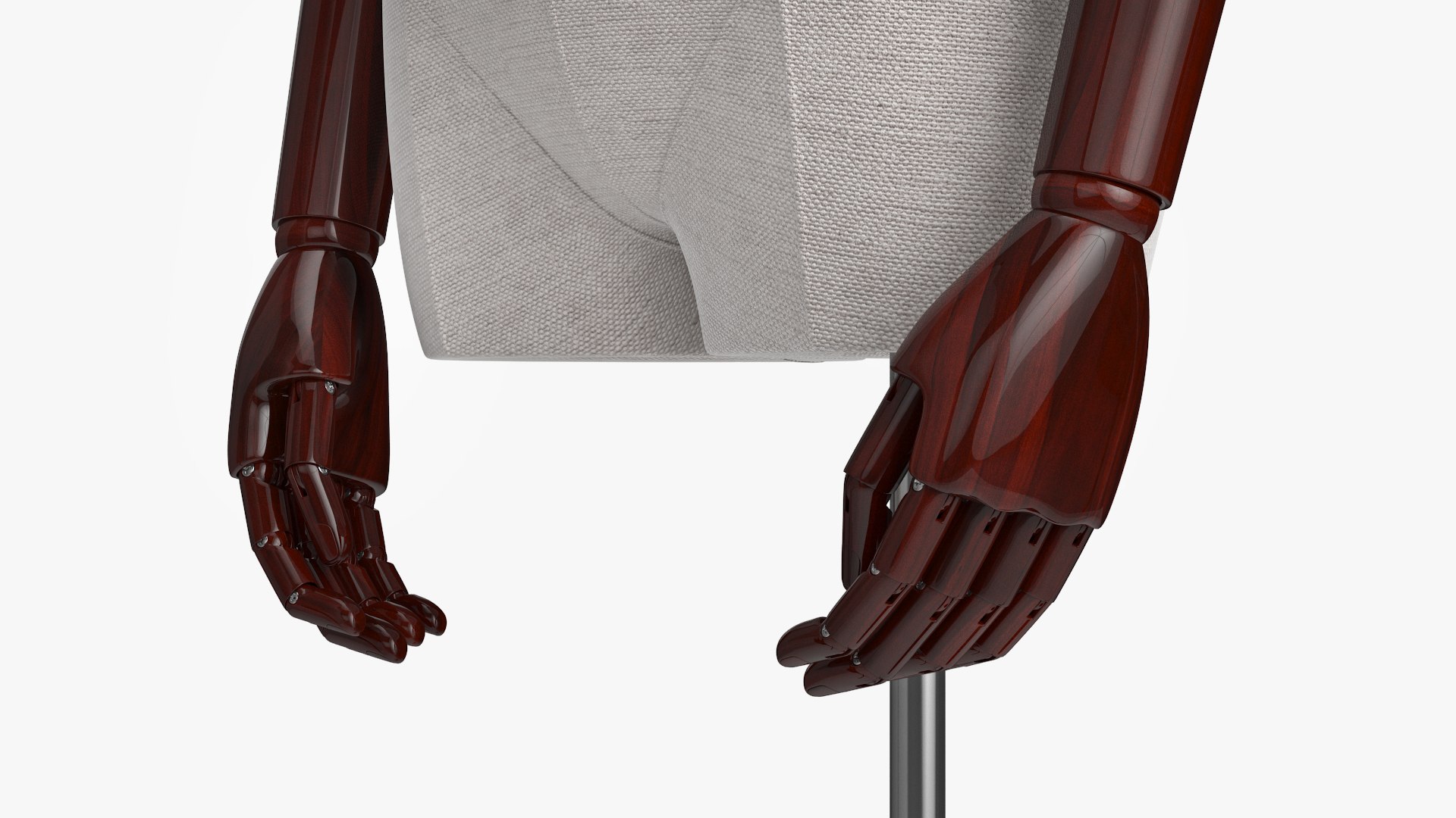 3D Female Mannequin Bust Model - TurboSquid 1958080