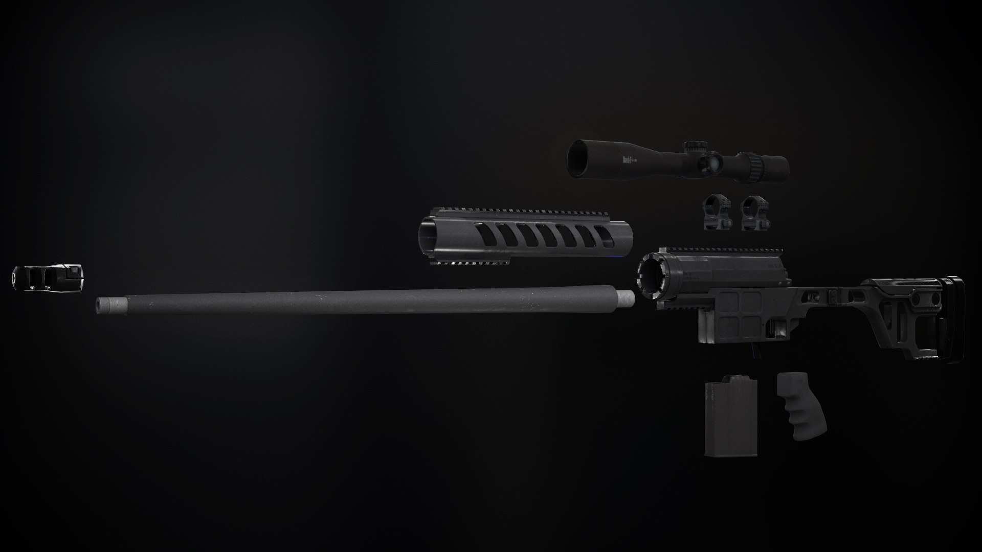 3D Dvl-10 M2 Tactical Model - TurboSquid 1428330