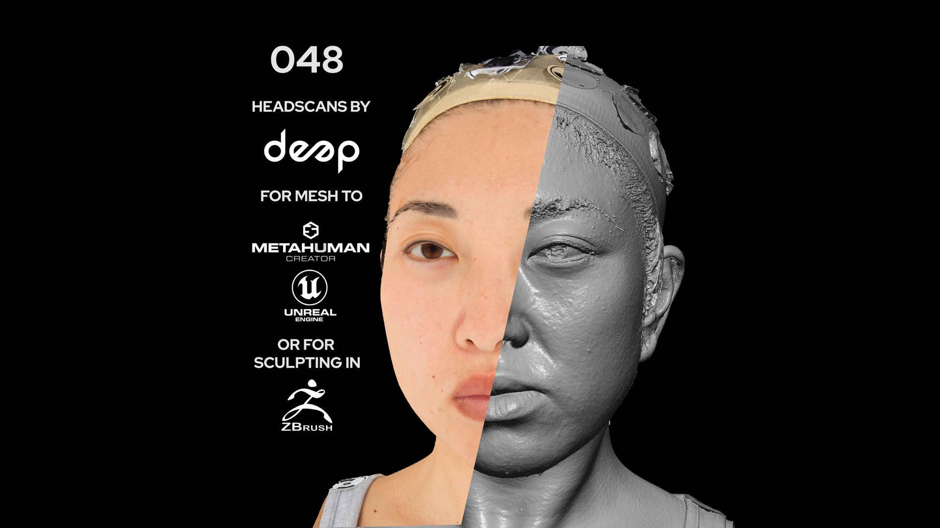 Asian Female 30s Head Scan 048 3D Model - TurboSquid 2117971