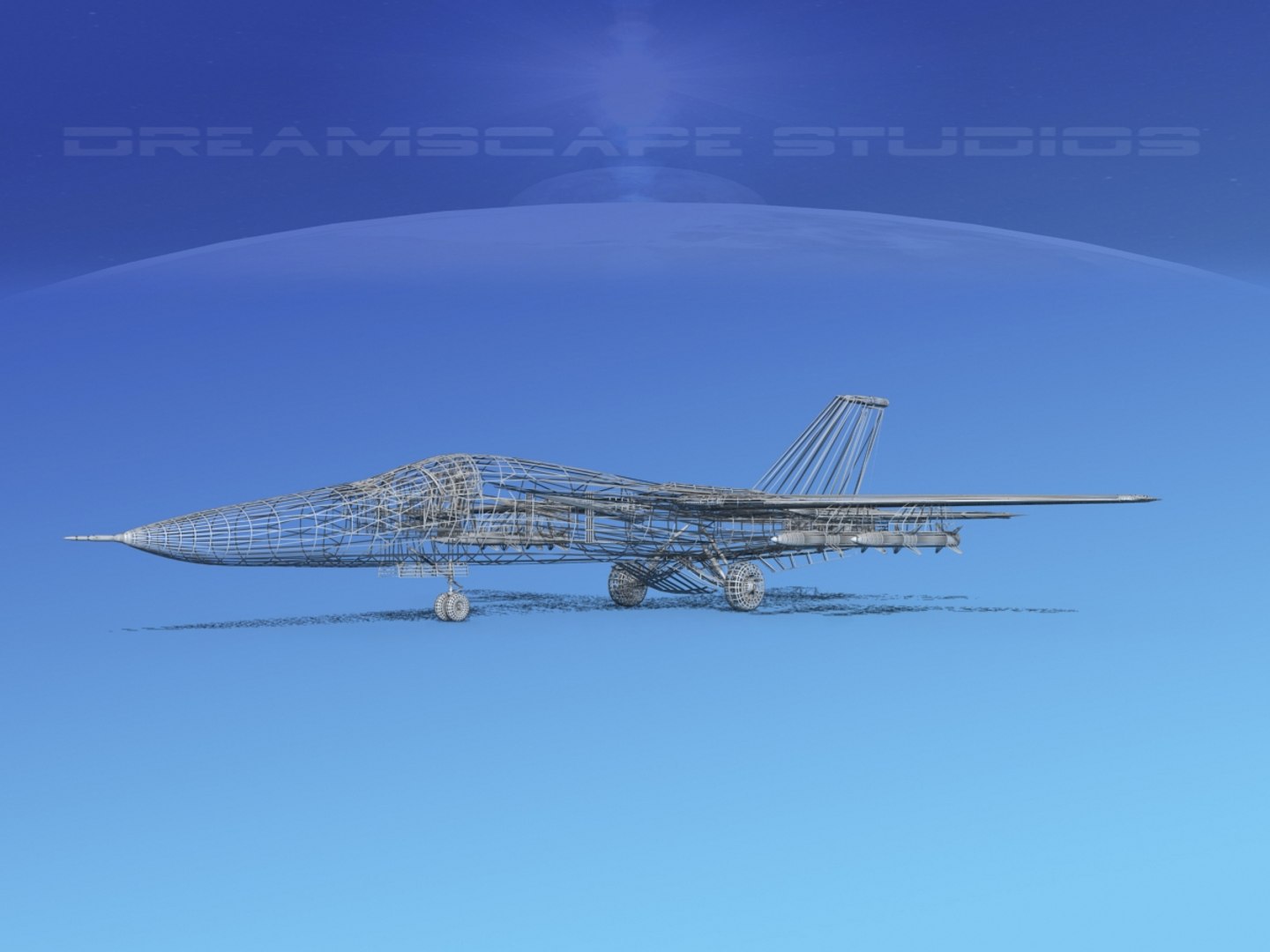 General F-111 Aardvark Bomber 3d Model