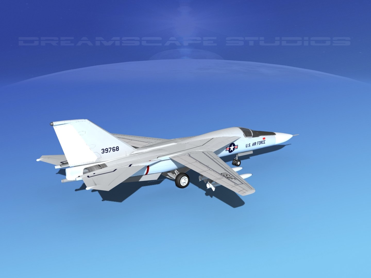 General F-111 Aardvark Bomber 3d Model