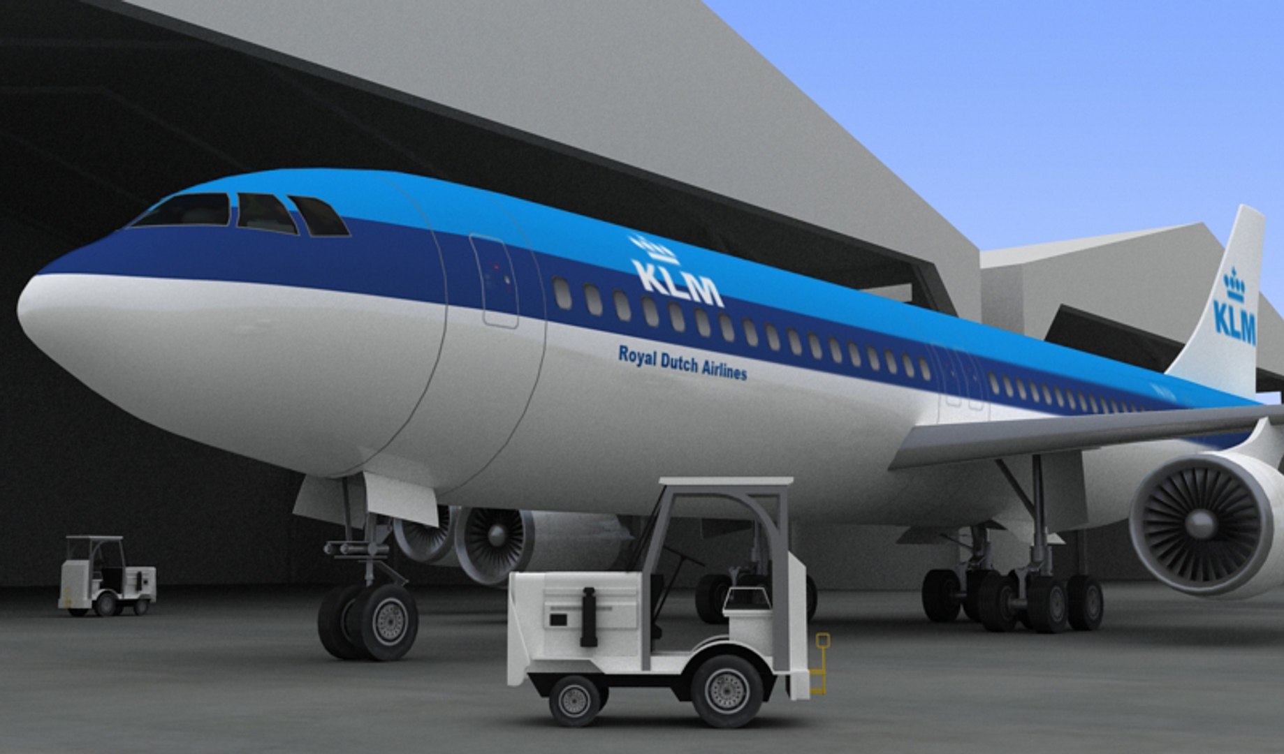 3d model aeroplane aero plane
