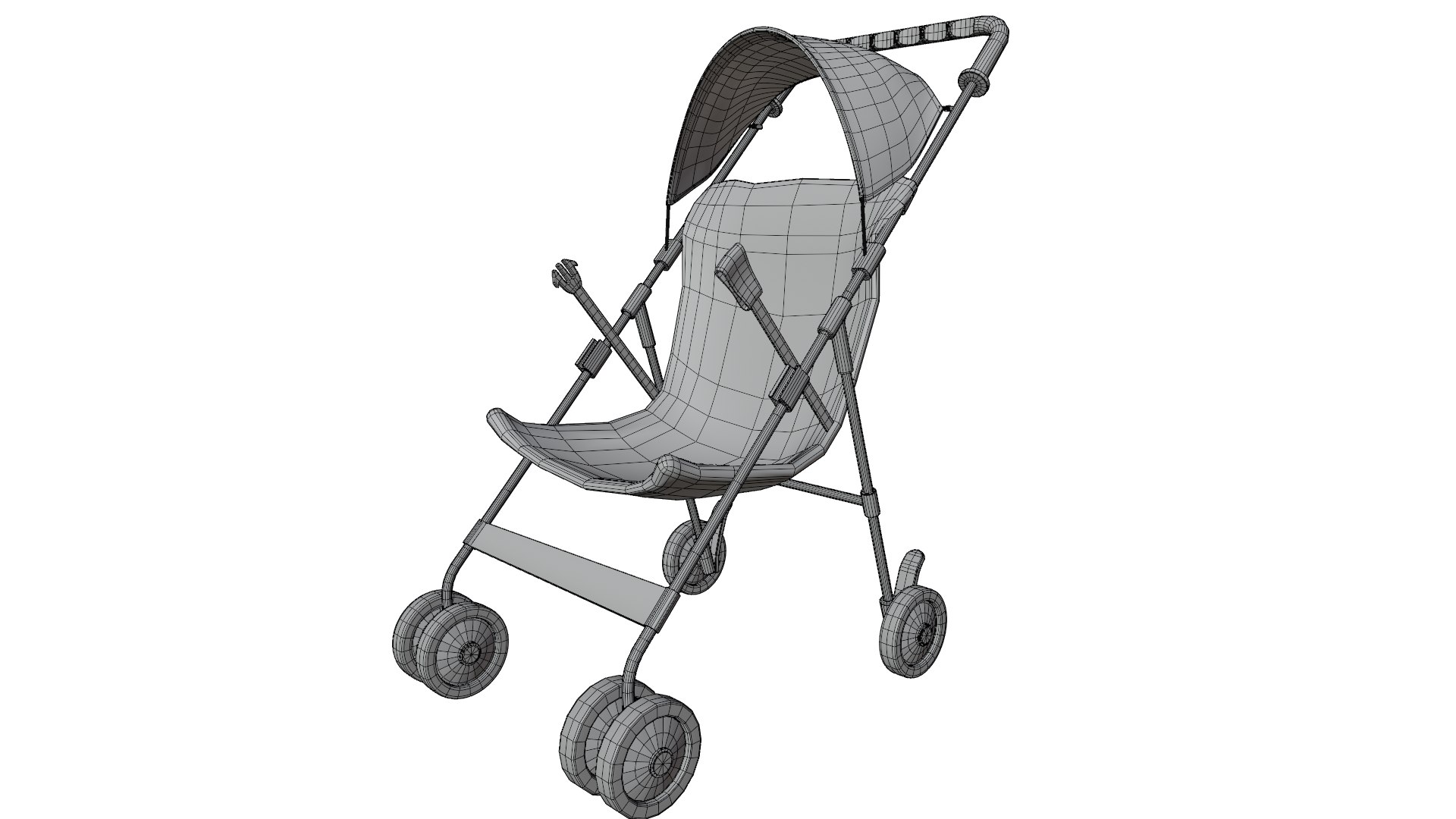 3D Stroller - TurboSquid 2232322