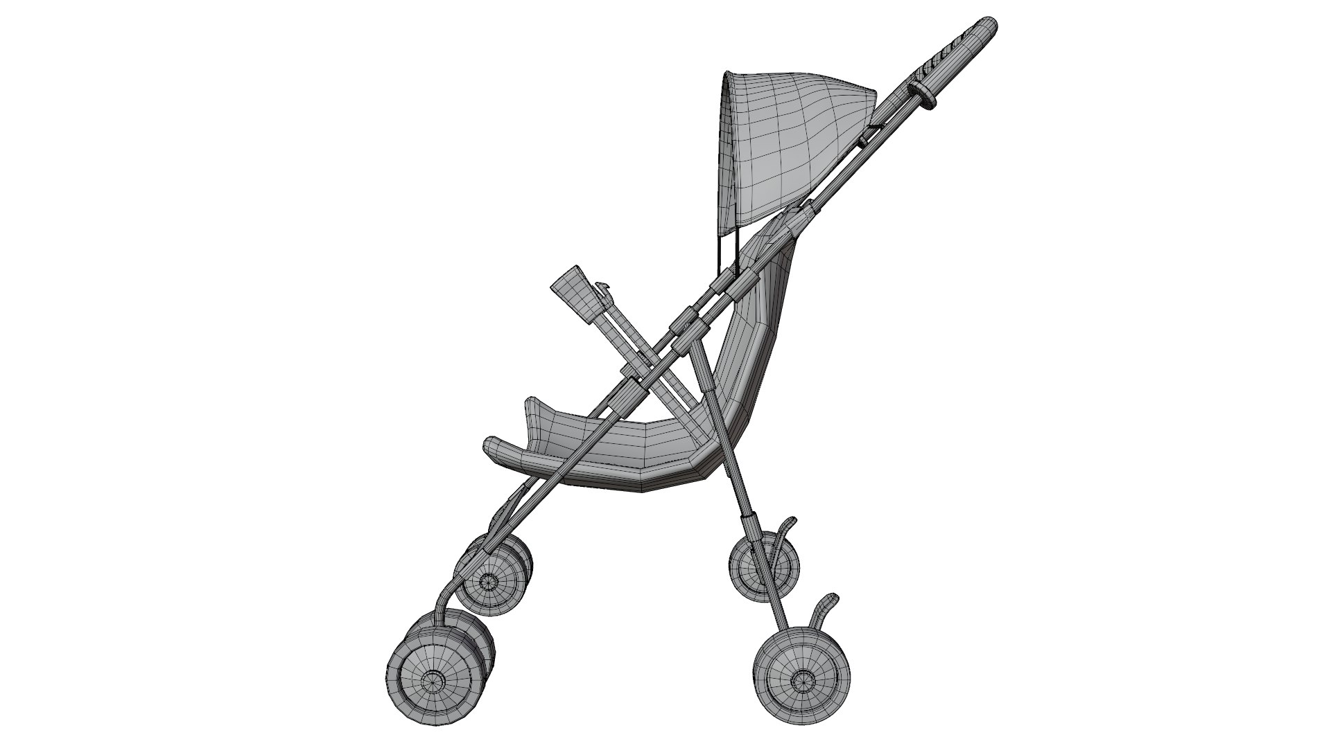 3D Stroller - TurboSquid 2232322