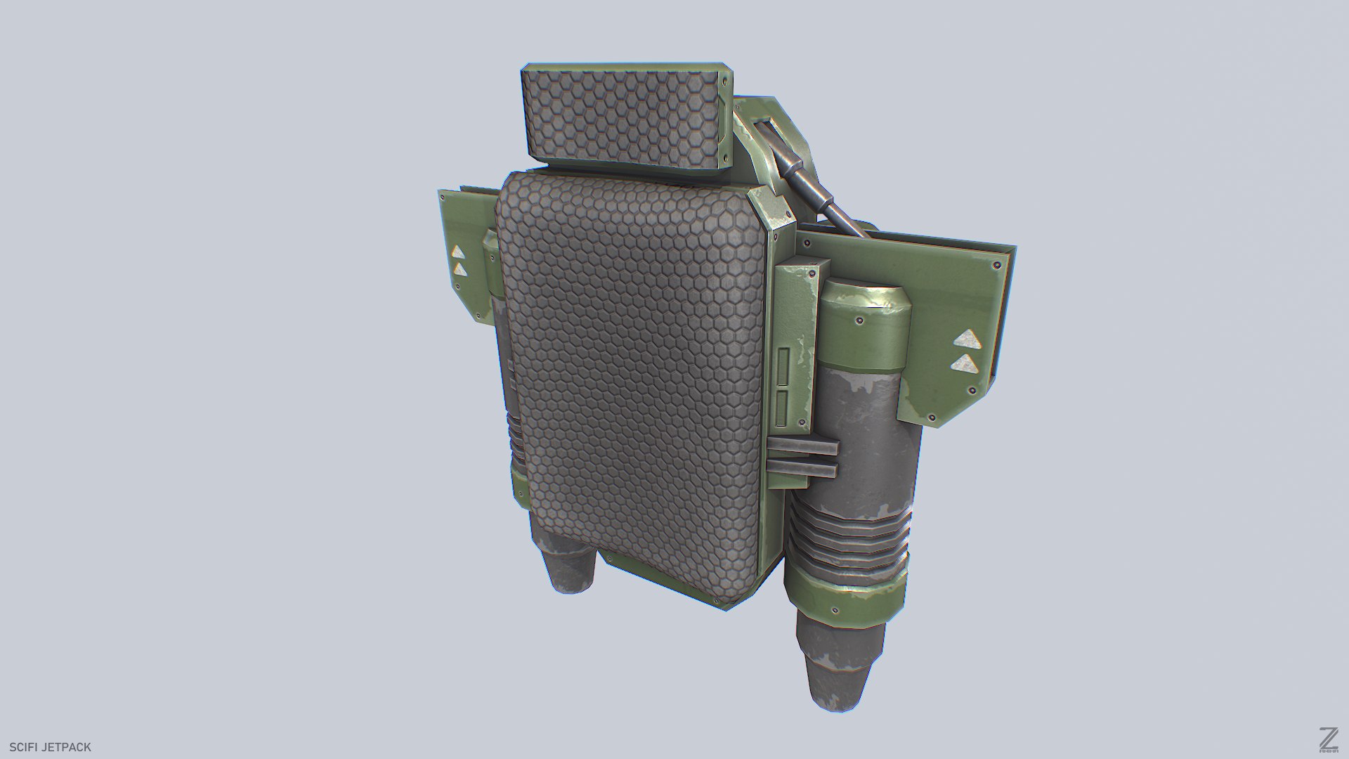 3D Scifi Jetpack Model - TurboSquid 2236361