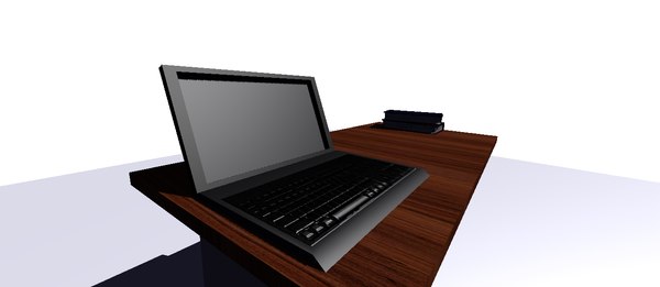 maya office computer table