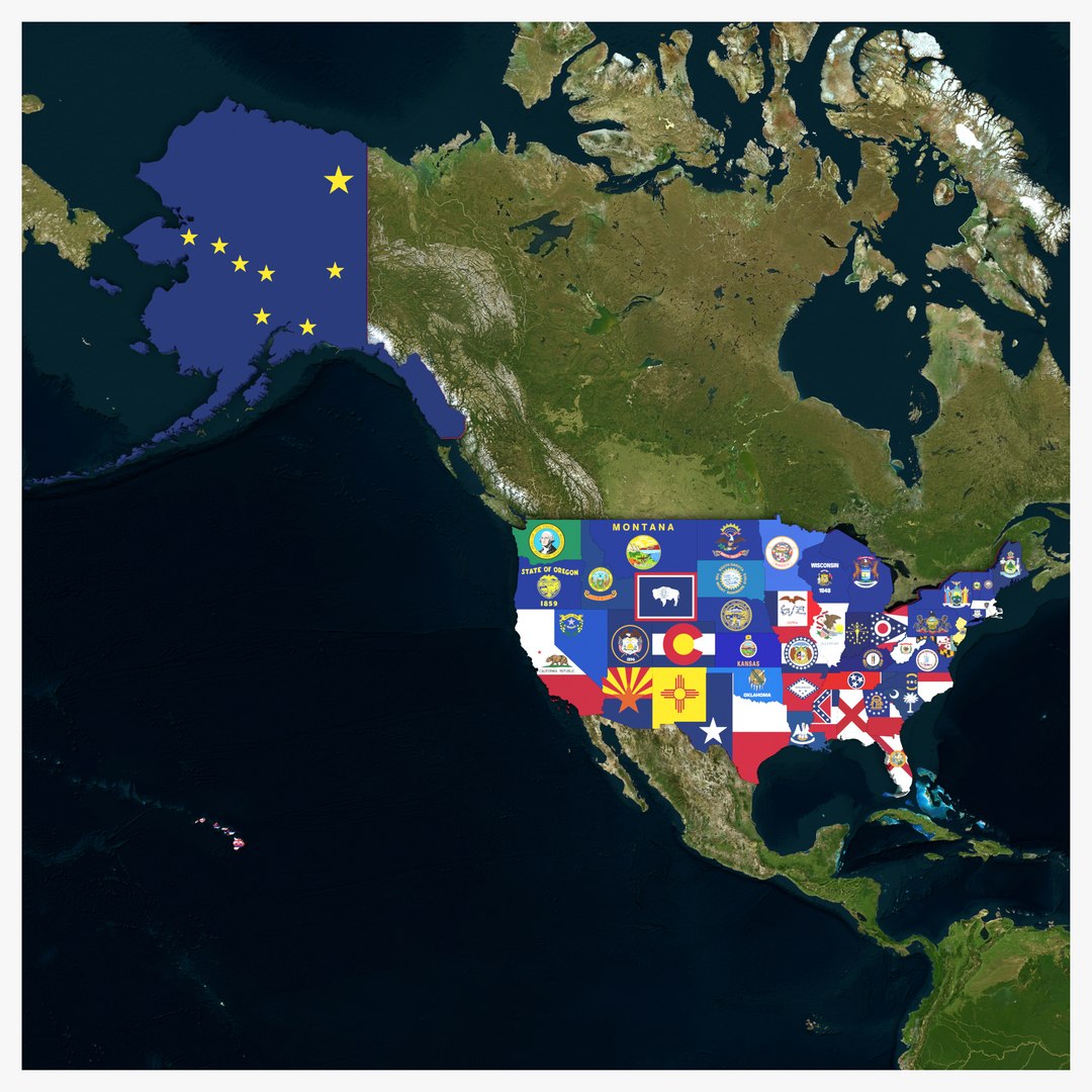 3D United States North America Model - TurboSquid 1944029