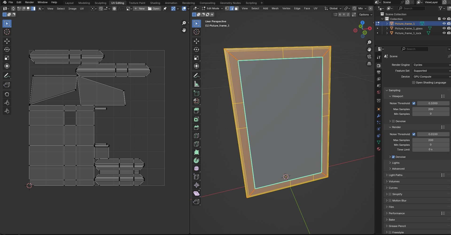 Picture Frame 1 3D Model - TurboSquid 2401761