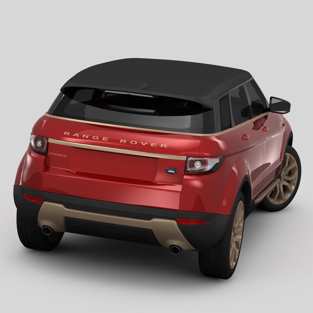 Land Rover Range Evoque 3d 3ds