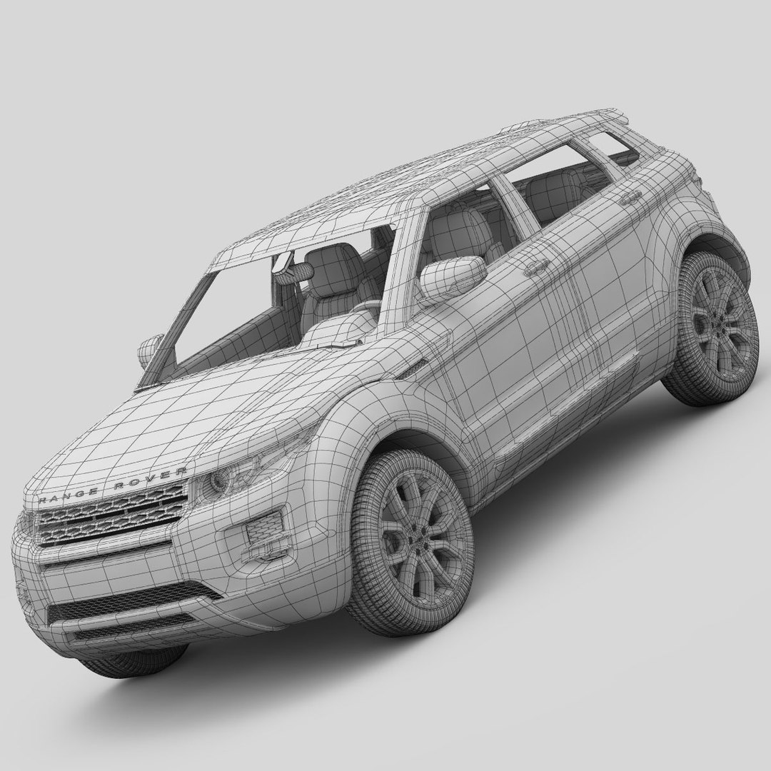 Land Rover Range Evoque 3d 3ds