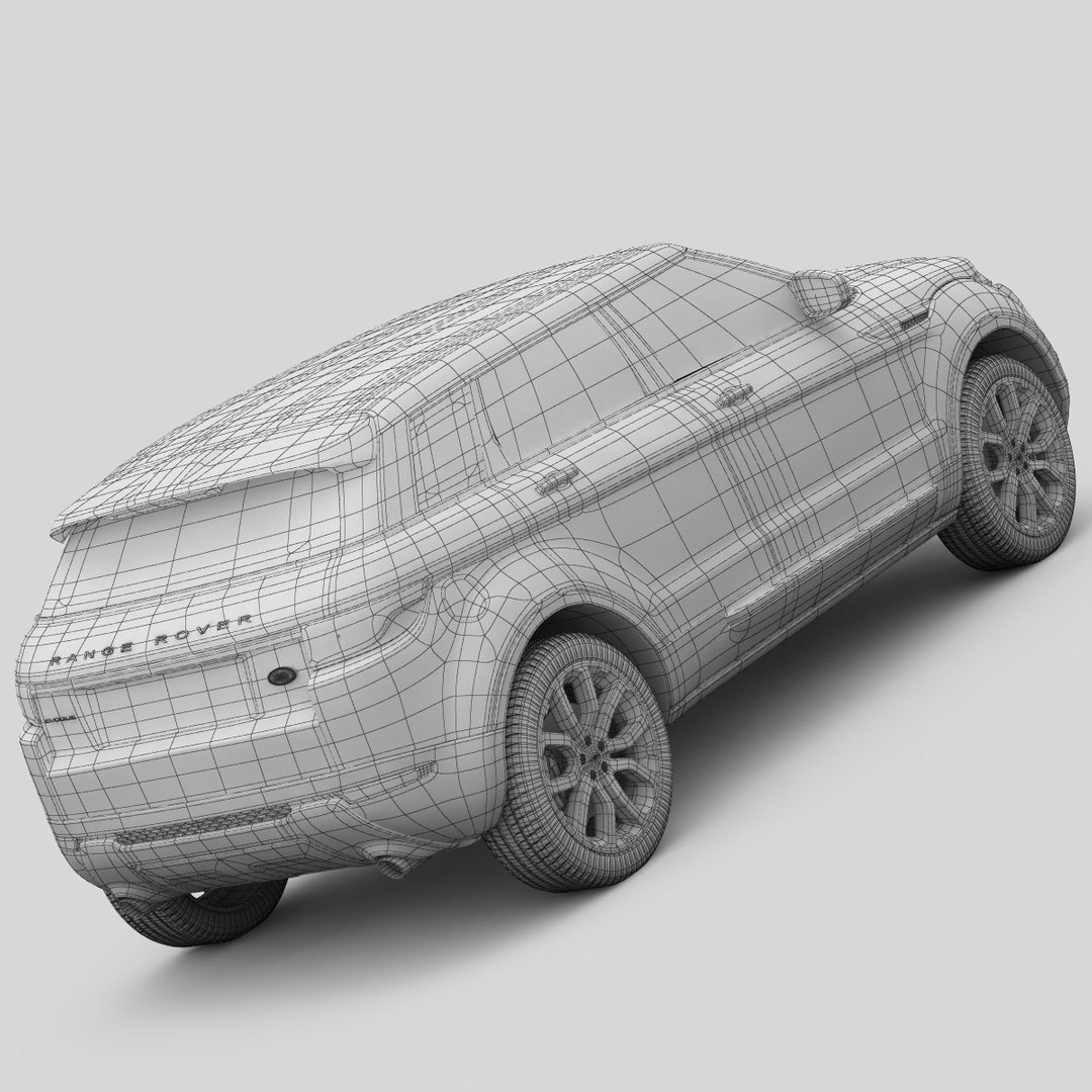 Land Rover Range Evoque 3d 3ds