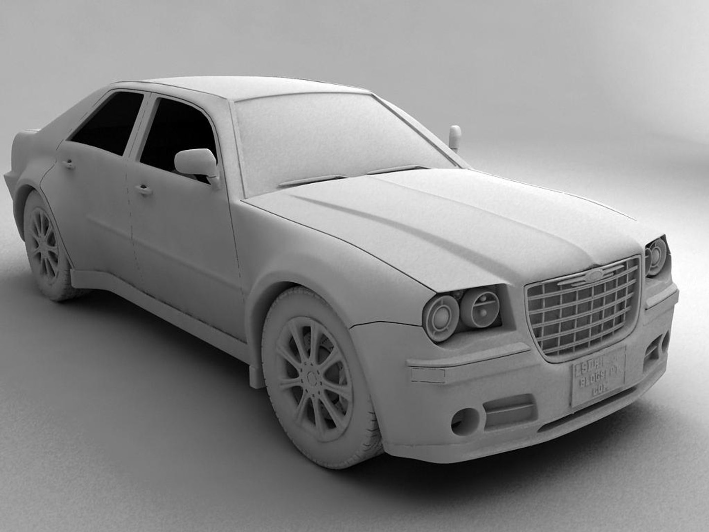 Chrysler 300c Car 3d Model