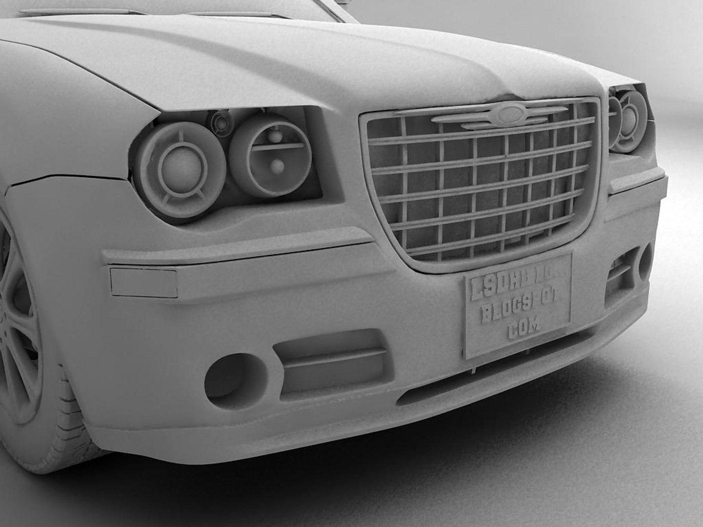 Chrysler 300c Car 3d Model