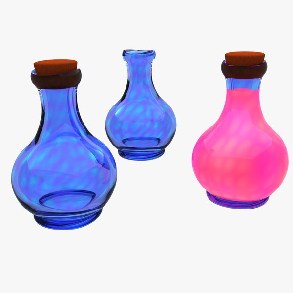 Simple Magic Bottles of Potion 3D model - TurboSquid 2001764