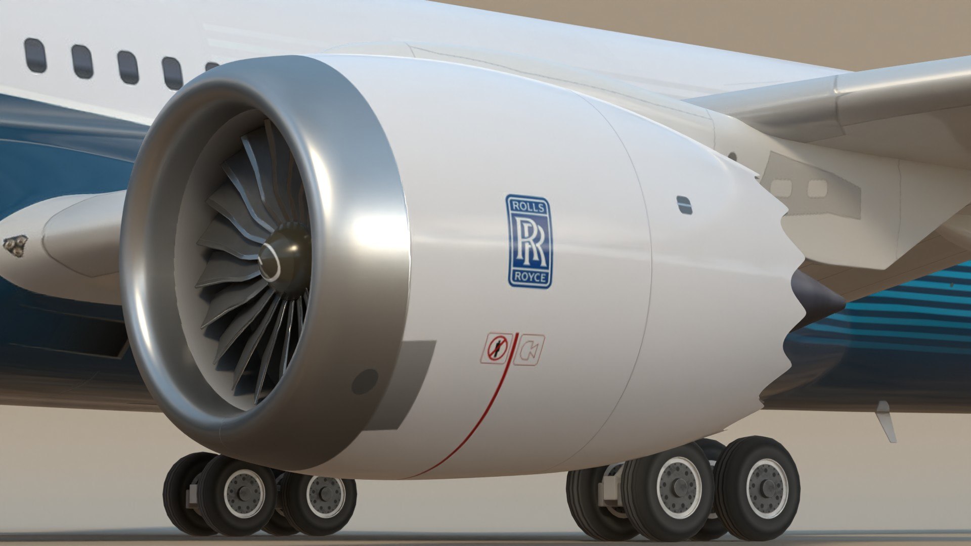 3D B789 Dreamliner SC Model - TurboSquid 2240275