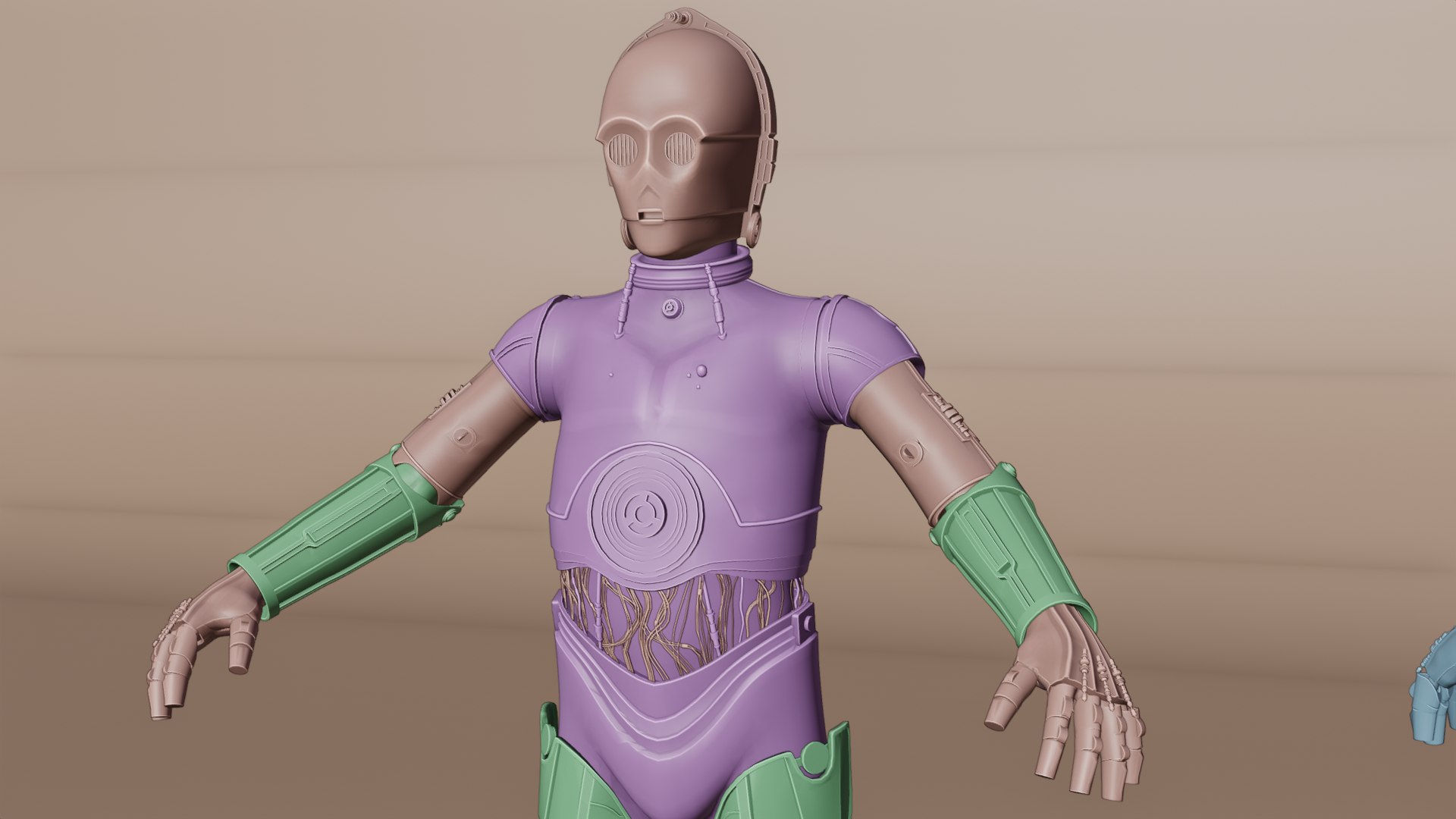 C-3PO Star Wars Character 3D Model - TurboSquid 2144747