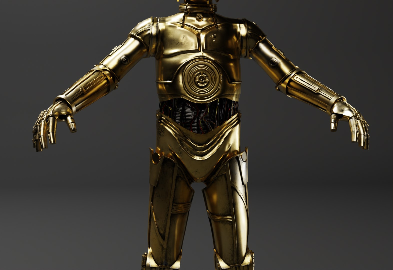 C-3PO Star Wars Character 3D Model - TurboSquid 2144747