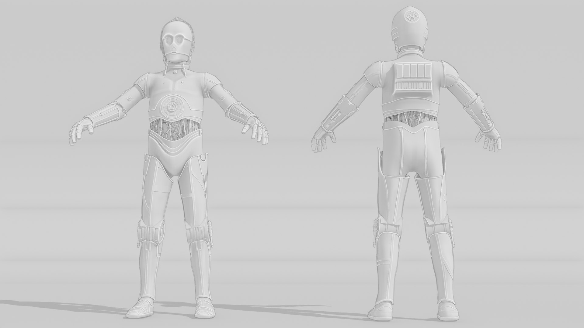 C-3PO Star Wars Character 3D Model - TurboSquid 2144747
