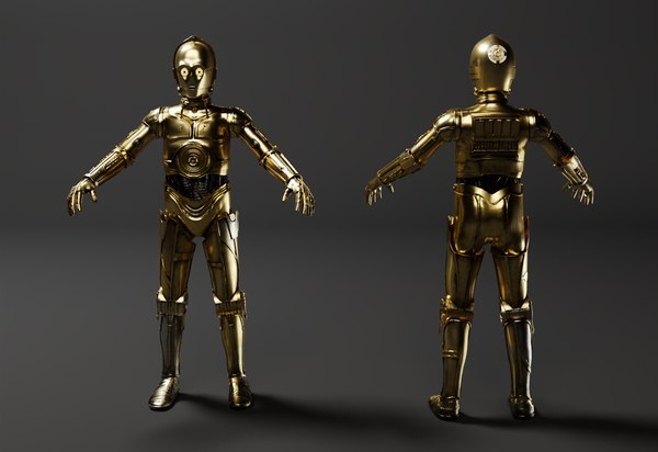 C-3PO 스타워즈 캐릭터 3D 모델 3D 모델 - TurboSquid 2144747