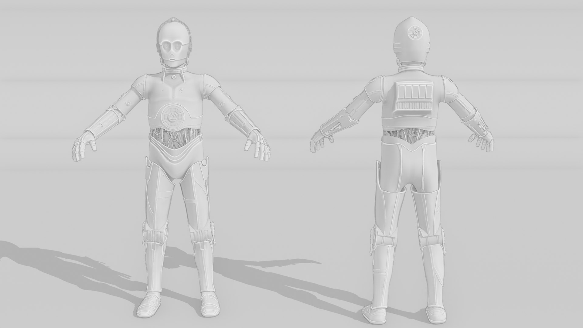 C-3PO Star Wars Character 3D Model - TurboSquid 2144747