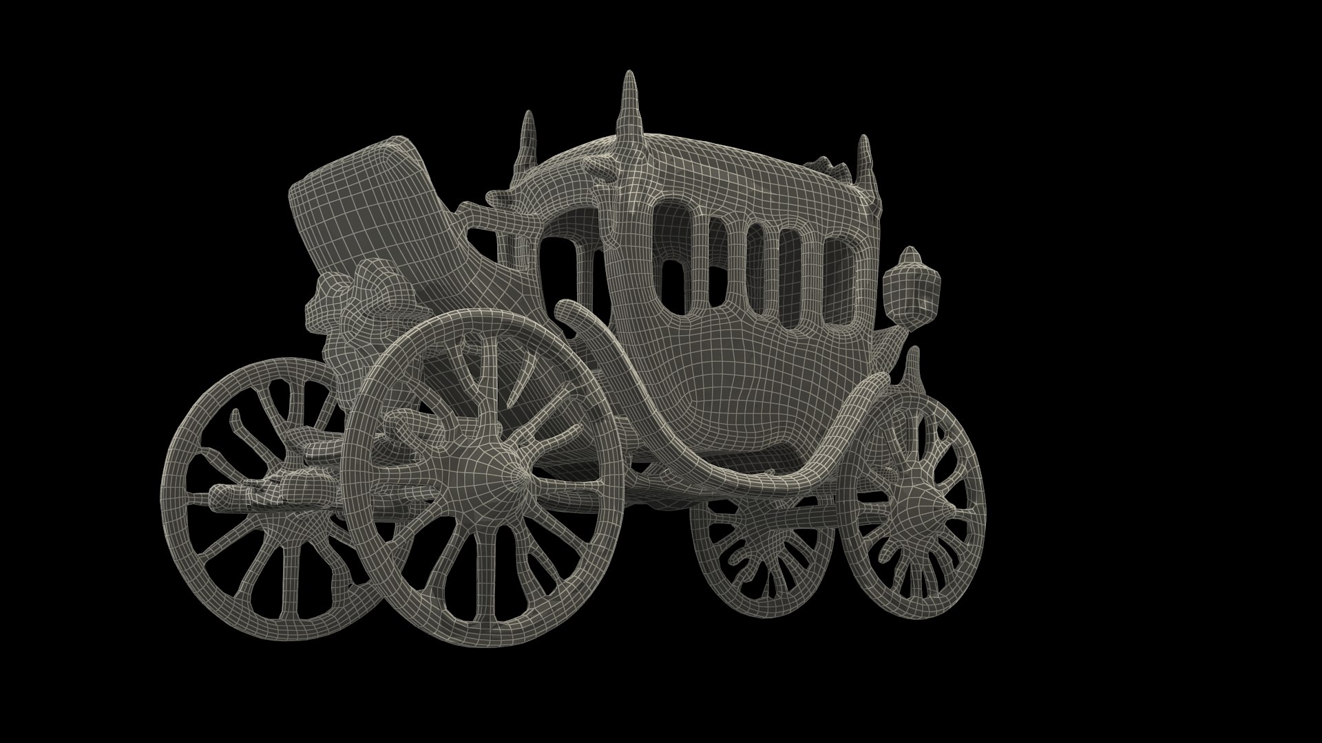 Chinese Ancient Carriage Figure 3D Model - TurboSquid 2314832