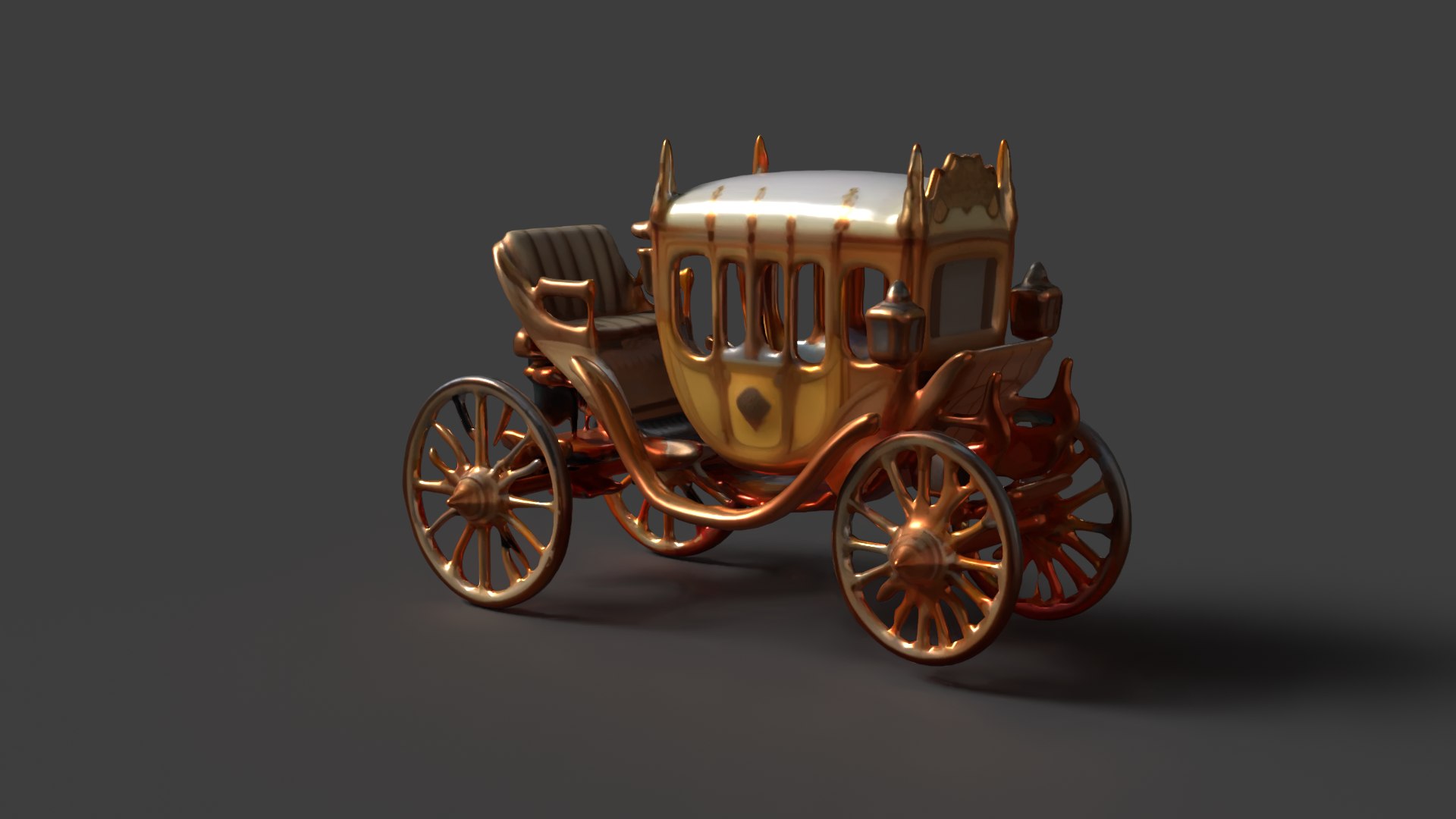 Chinese Ancient Carriage Figure 3D Model - TurboSquid 2314832