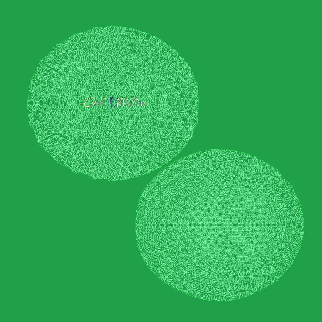 3d Model Golf Ball Tee Green