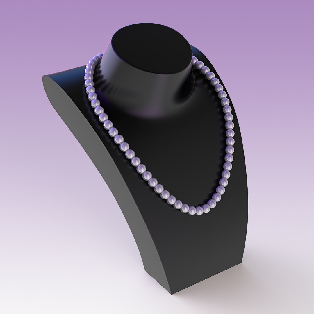 3d Model Jewel Bust Showcase