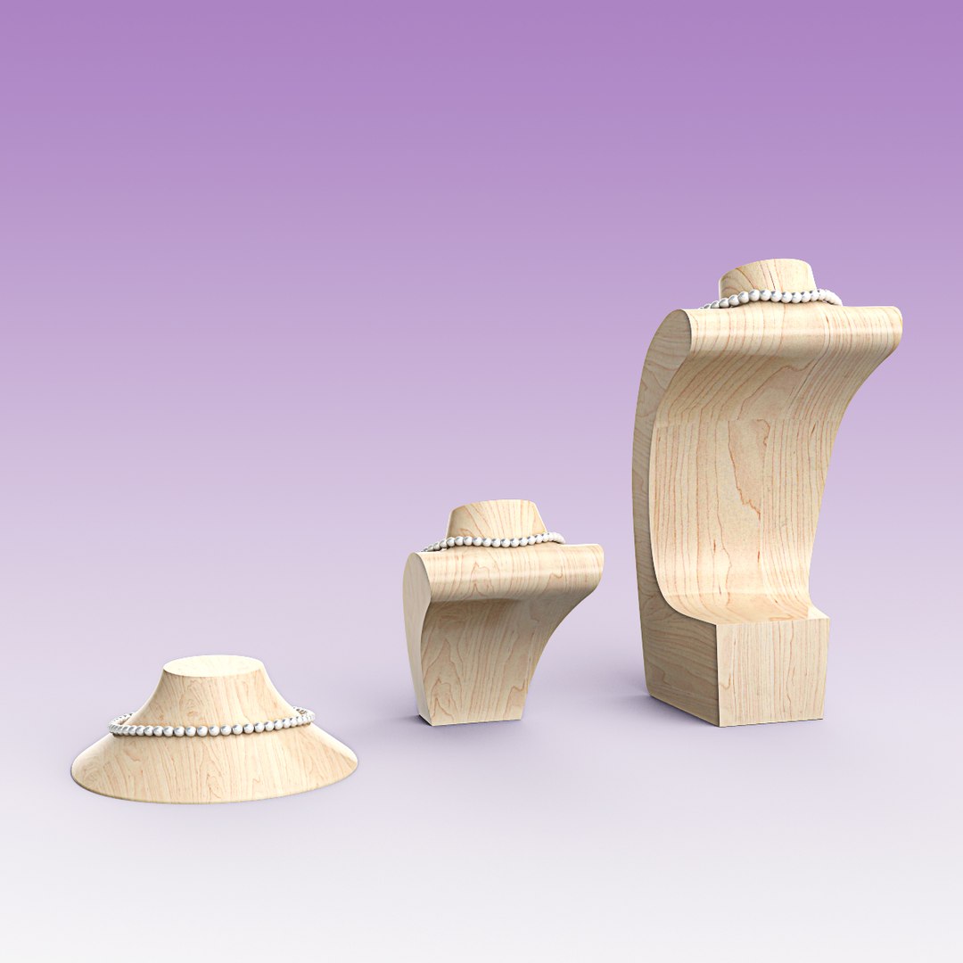 3d Model Jewel Bust Showcase