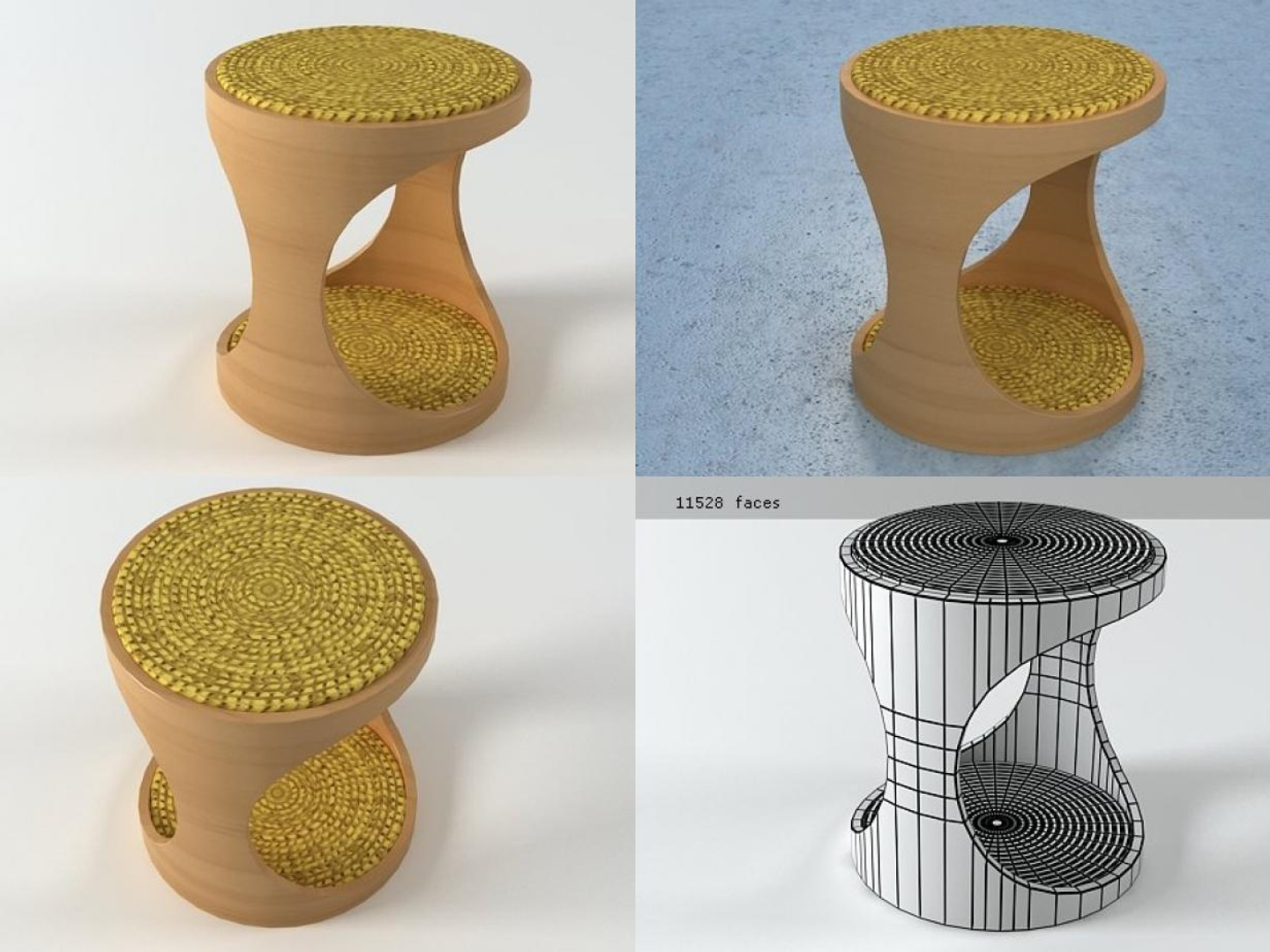 3D stool n - TurboSquid 1184397