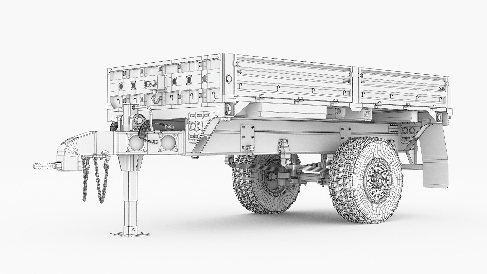3D m1078 m1082 trailer lmtv model - TurboSquid 1550775