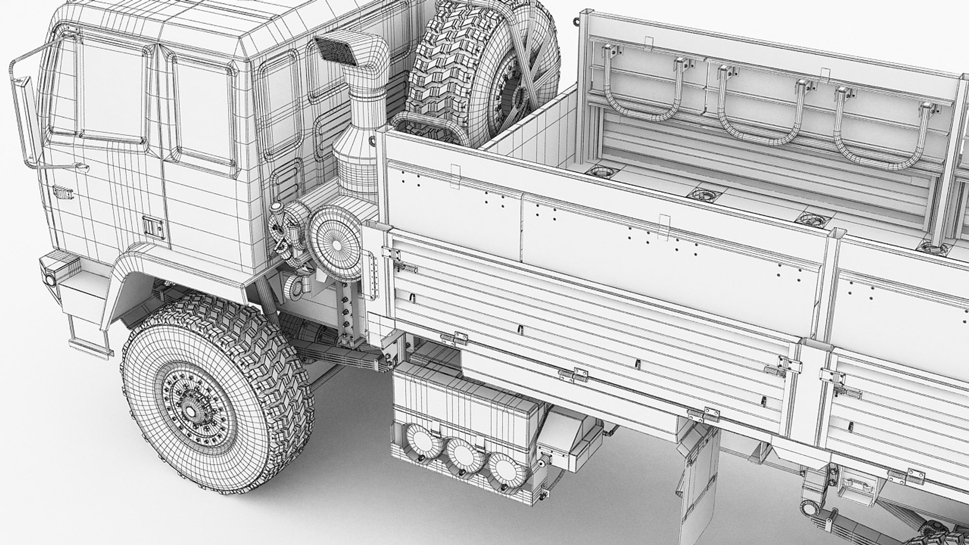 3D m1078 m1082 trailer lmtv model - TurboSquid 1550775