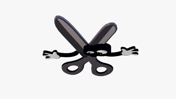 Scissors character 3D - TurboSquid 1965481