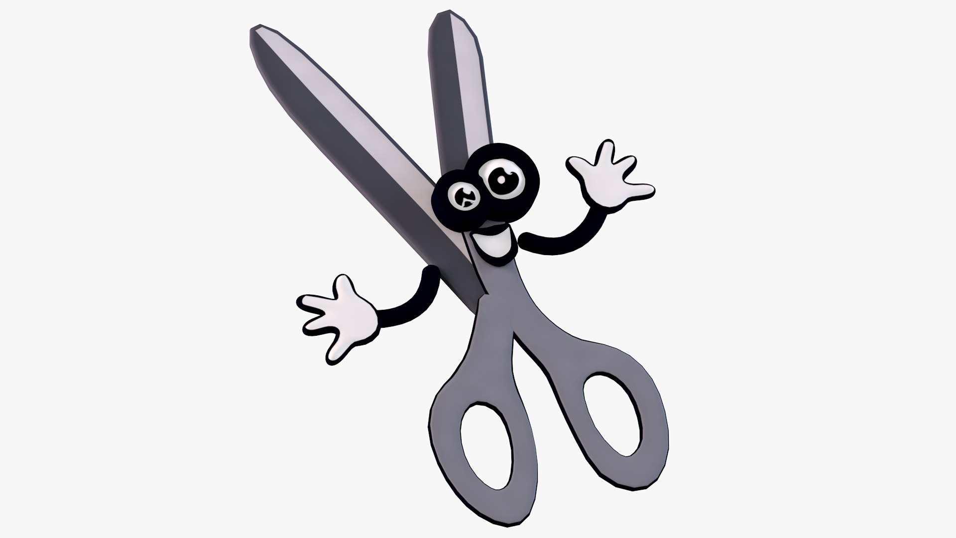 Scissors Character 3D - TurboSquid 1965481