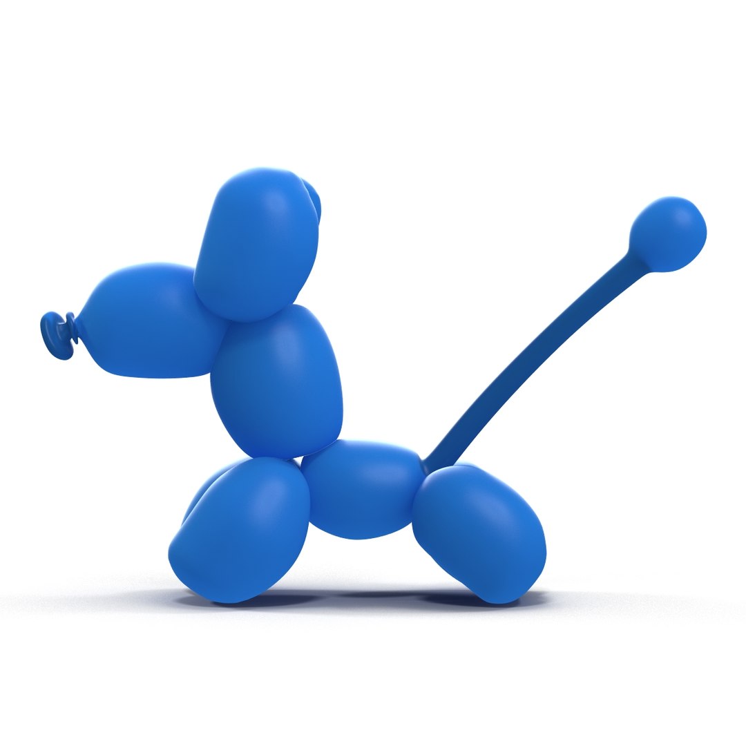 Balloon Poodle 3d Model