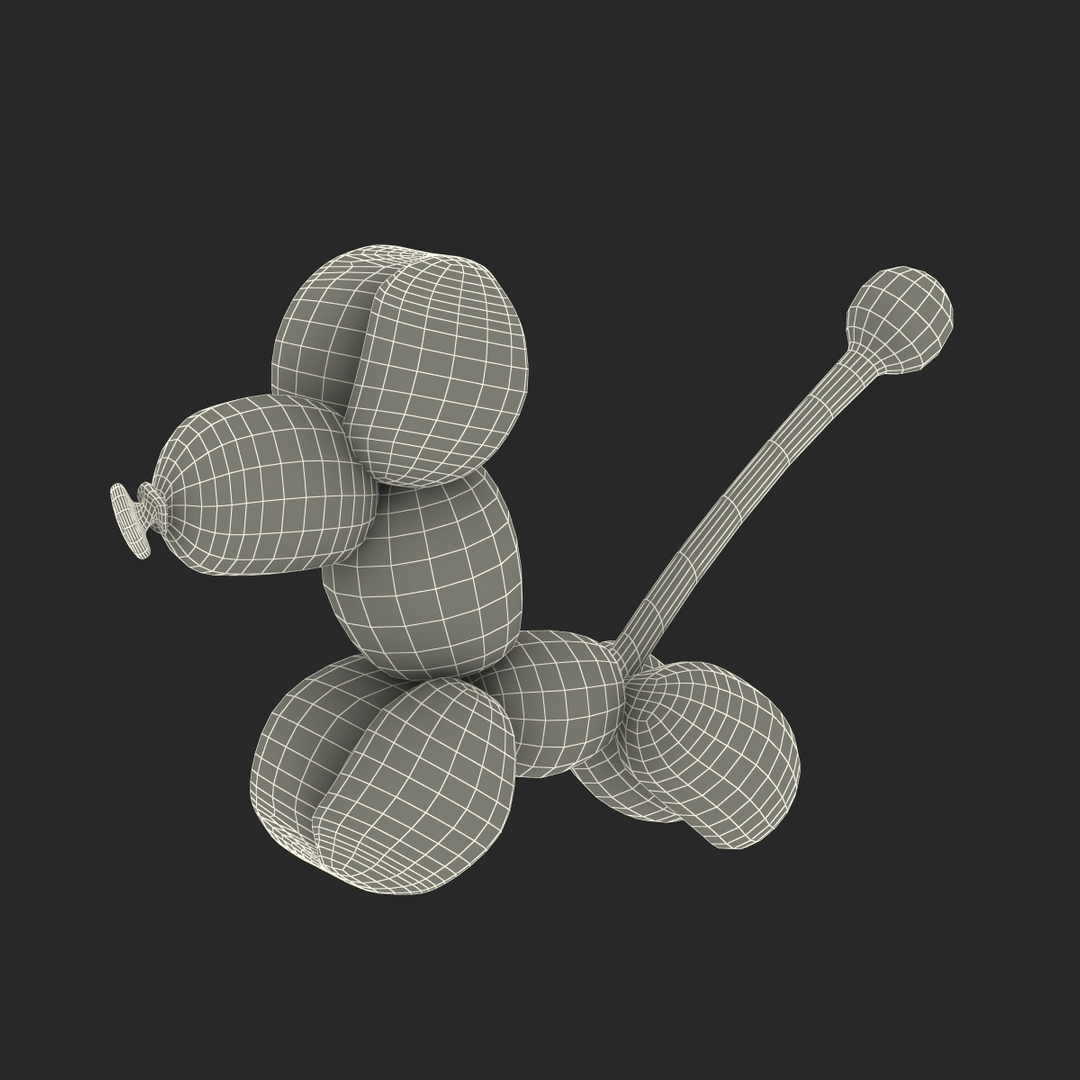 Balloon Poodle 3d Model