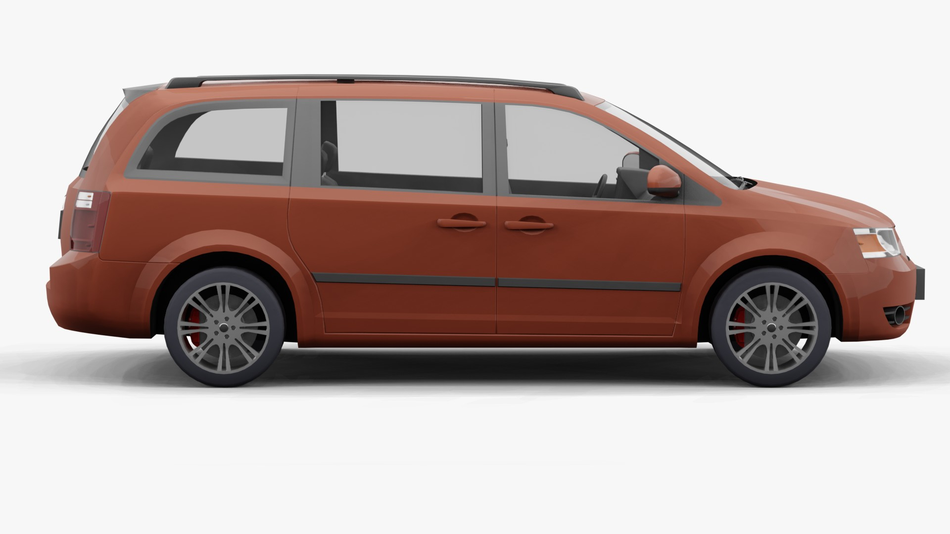 Dodge Caravan 2009 Lowpoly Model - TurboSquid 1965253