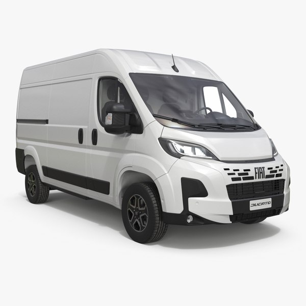 화이트 피아트 Ducato 소형 밴 2025 3D 모델 - TurboSquid 2407004