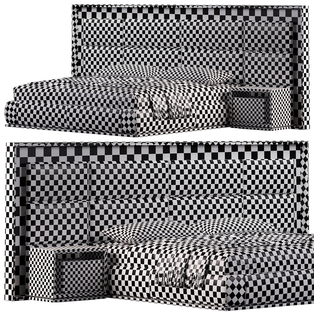 Name AUBADE BED By Visionnaire 3D - TurboSquid 1957584
