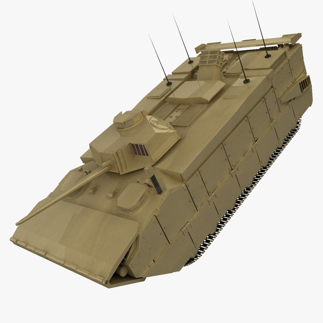 3d Model Expeditionary Fighting Vehicle Efv