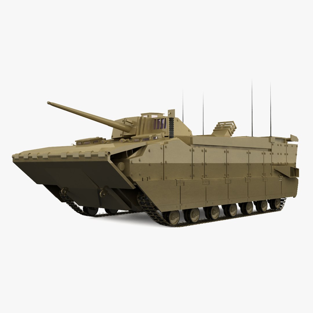 3d Model Expeditionary Fighting Vehicle Efv