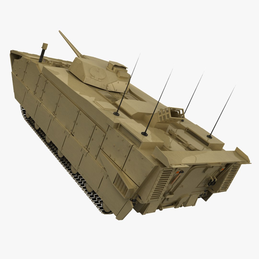 3d Model Expeditionary Fighting Vehicle Efv