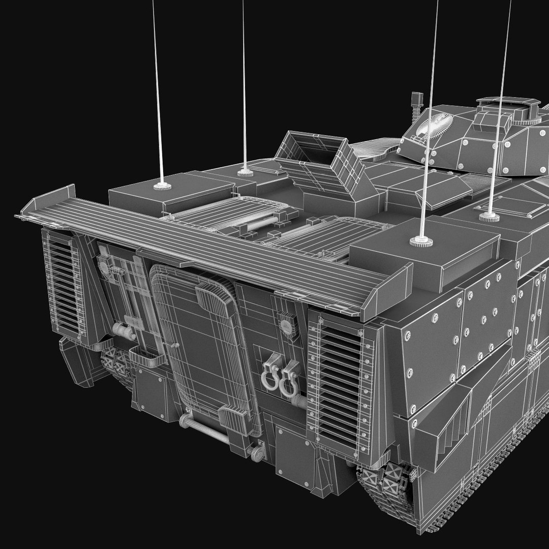3d model expeditionary fighting vehicle efv